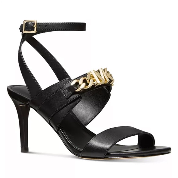 MICHAEL Michael Kors | Shoes | Blaine Anklestrap Mk Chain Sandals ...